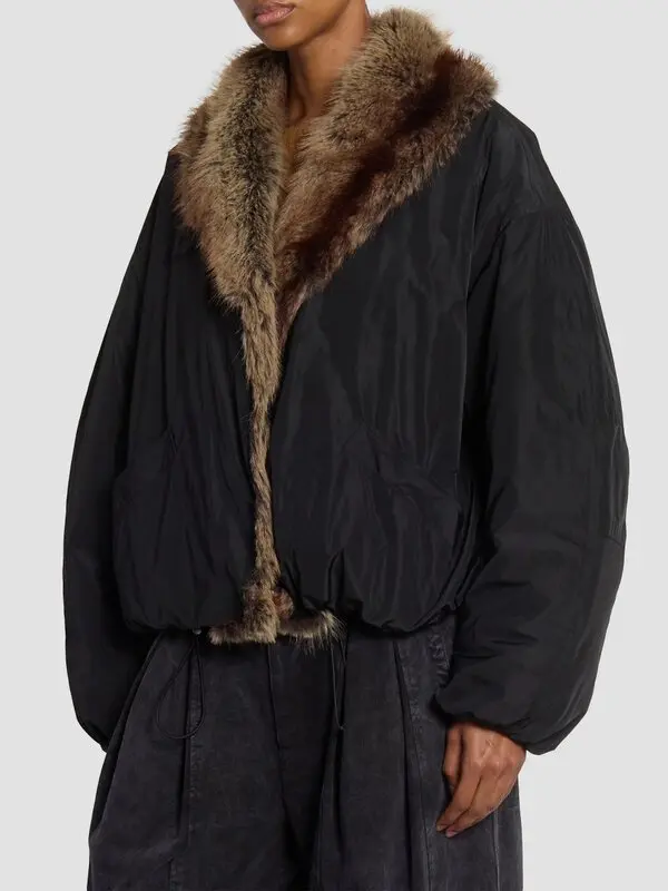 Isabel Marant Étoile Charone Faux-fur Trim Jacket