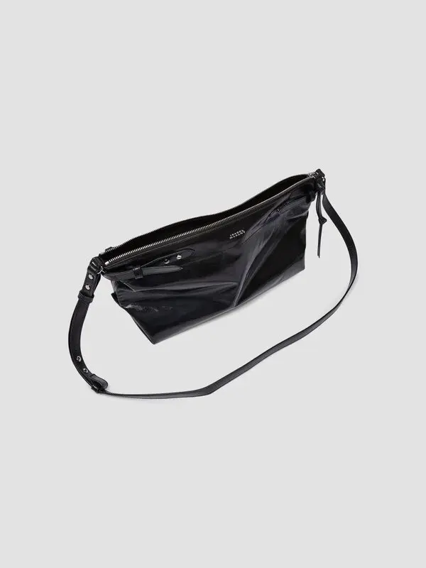 Isabel Marant Étoile Winna Day Leather Shoulder Bag - Black