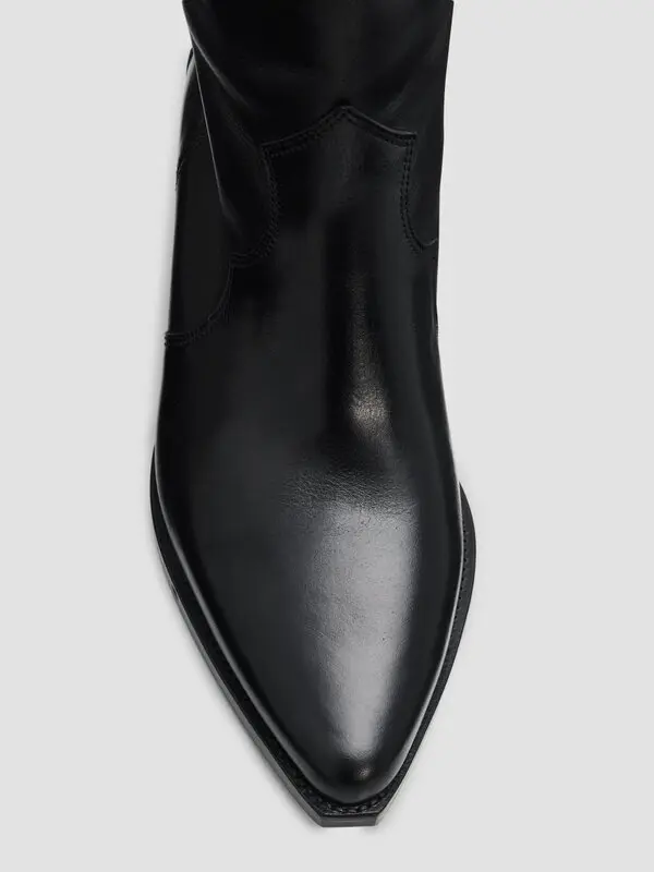 Isabel Marant Étoile Denvee Leather Western Boots