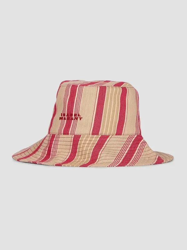Isabel Marant Étoile Shaelyn Herringbone Cotton Bucket Hat