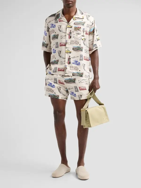 Rhude Highway Graphic Shorts