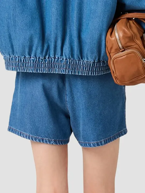 Miu Miu Denim Bermudas