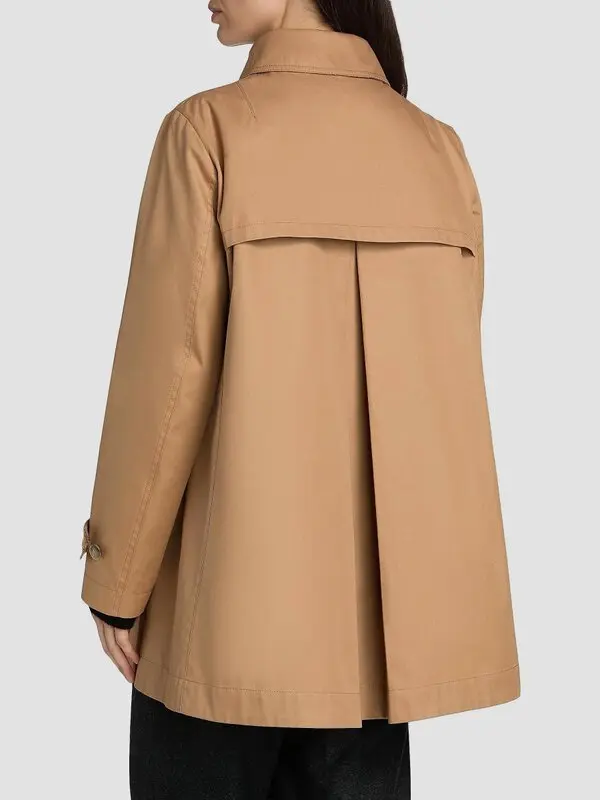 Herno Logo-trim Short Trench Coat
