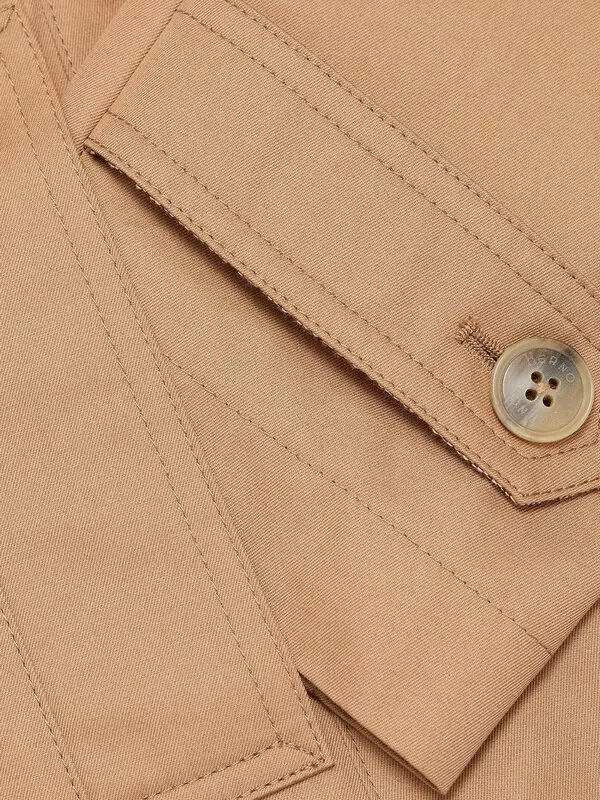 Herno Logo-trim Short Trench Coat