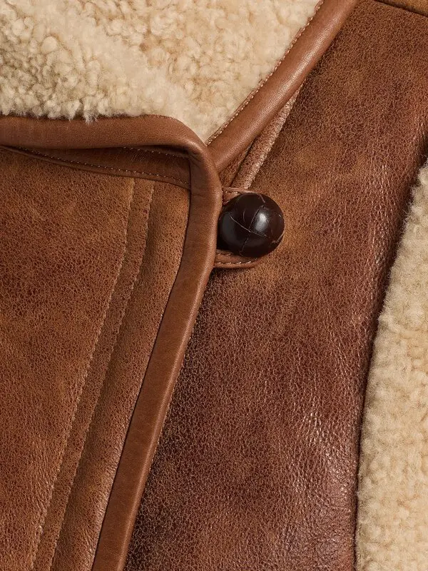 Isabel Marant Étoile Alime Leather & Shearling Vest