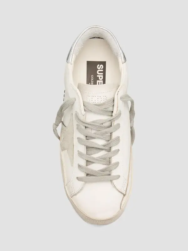 GOLDEN GOOSE Super-star Logo Leather Low-top Sneakers