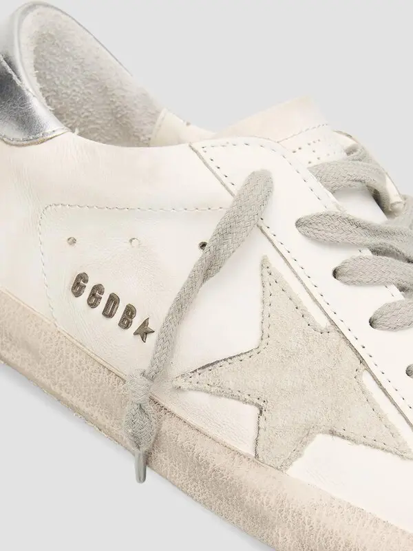 GOLDEN GOOSE Super-star Logo Leather Low-top Sneakers