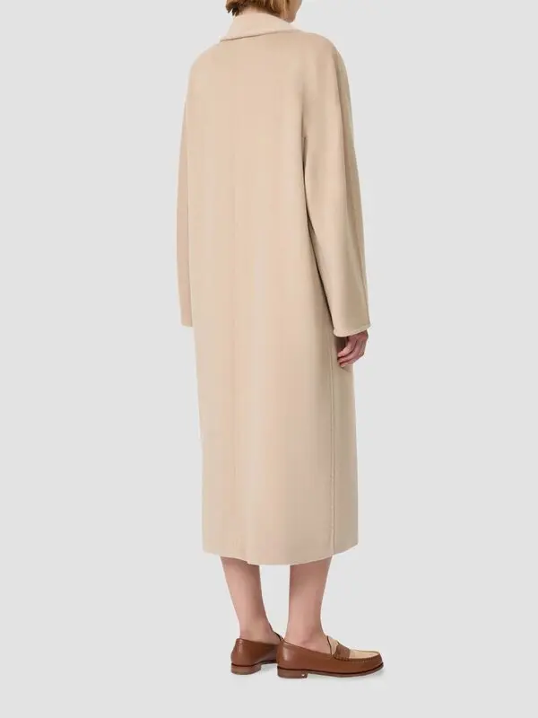 Max Mara Icon Madame Wool Cashmere Double-breasted Coat - Sand