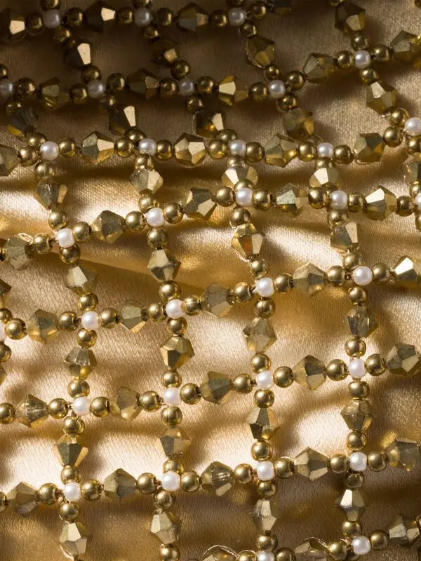 Miu Miu Ivy Beaded Duchesse Shoulder Bag