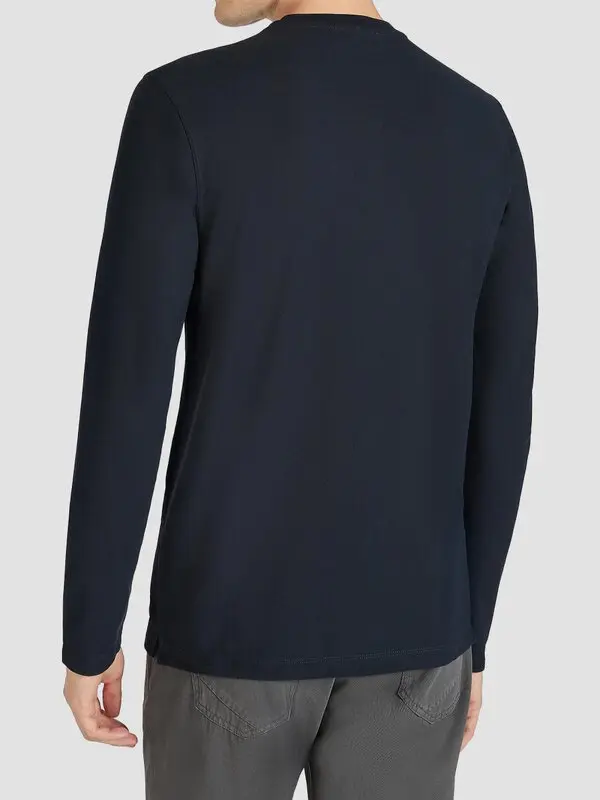 SLOWEAR Ice Long-sleeve Cotton Crewneck T-shirt
