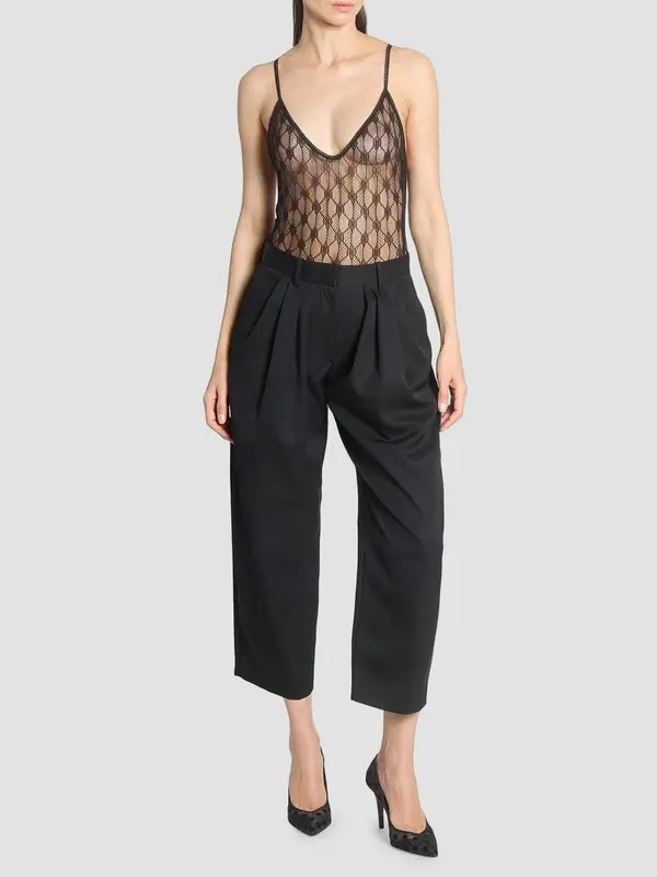 Isabel Marant Étoile Janice Wool Crop Trousers
