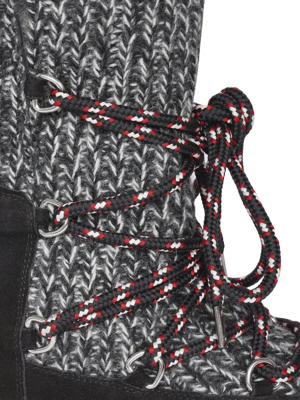 Isabel Marant Étoile Nowles 40mm Shearling-lined Wool Platform Boots