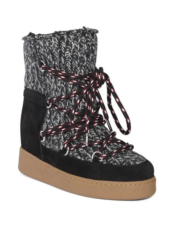 Isabel Marant Étoile Nowles 40mm Shearling-lined Wool Platform Boots