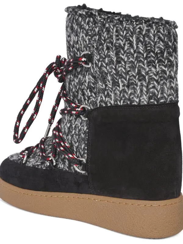 Isabel Marant Étoile Nowles 40mm Shearling-lined Wool Platform Boots