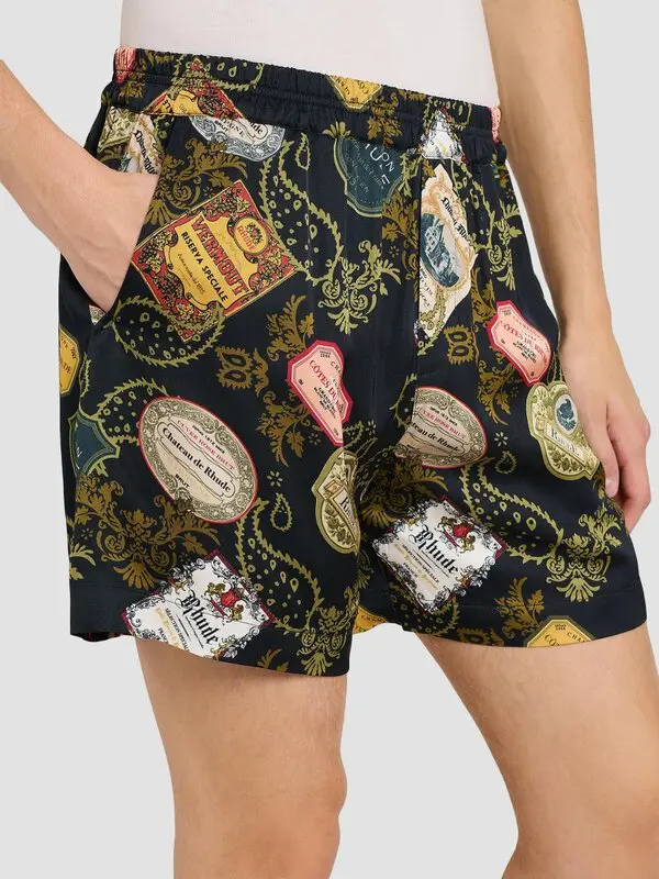 Rhude Vin Bandana Print Pj Shorts