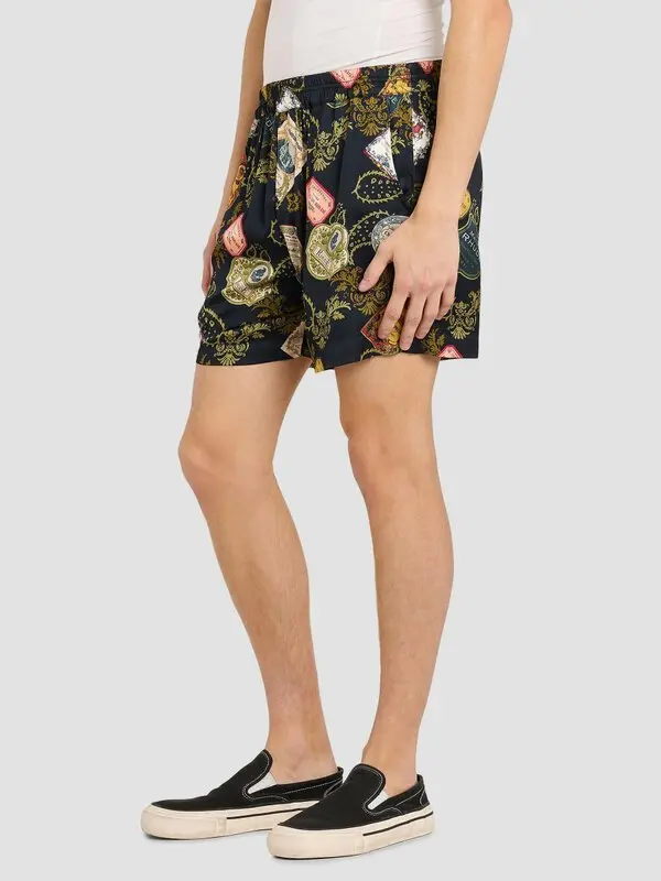 Rhude Vin Bandana Print Pj Shorts