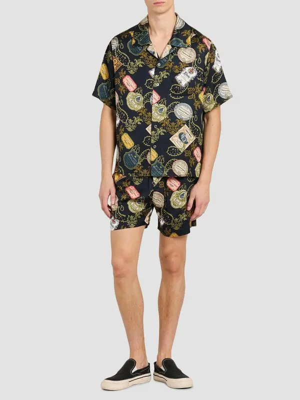 Rhude Vin Bandana Print Pj Shorts