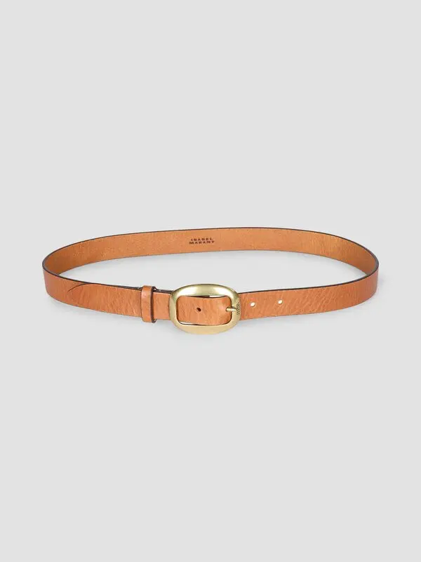 Isabel Marant Étoile Dara Leather Belt - Cognac