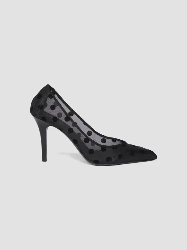 Isabel Marant Étoile Pristy 90mm Polka-dotted Mesh Pumps