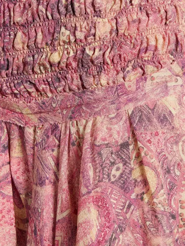 Isabel Marant Étoile Ceiva Floral Silk Miniskirt