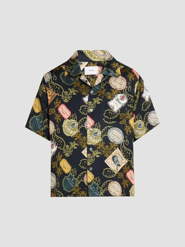 Rhude Vin Bandana-print Camp Shirt