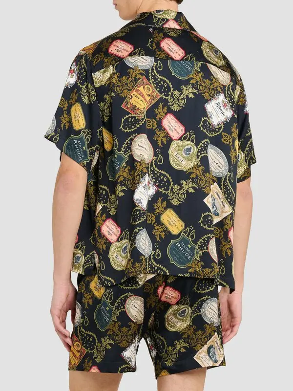 Rhude Vin Bandana-print Camp Shirt