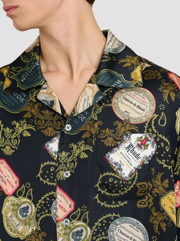 Rhude Vin Bandana-print Camp Shirt