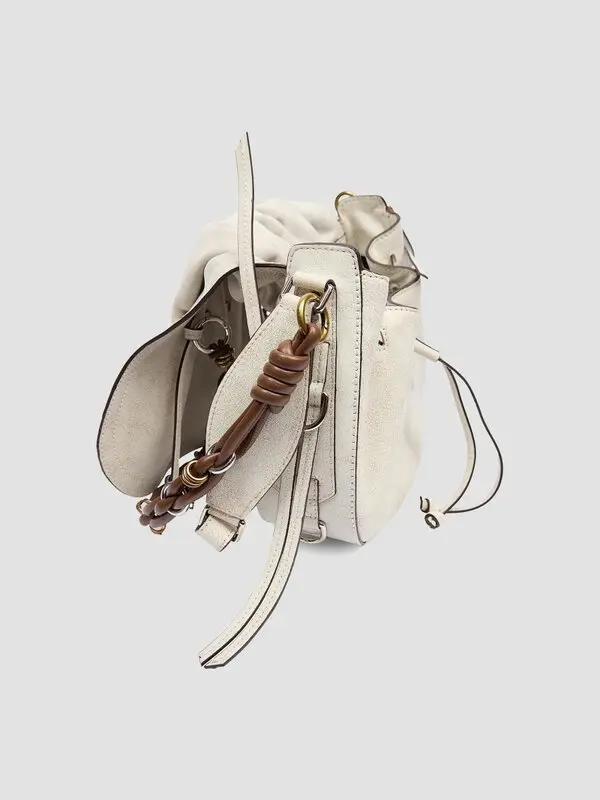 Isabel Marant Étoile Bolton Leather Shoulder Bag - Chalk