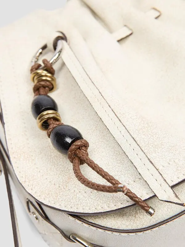 Isabel Marant Étoile Bolton Leather Shoulder Bag - Chalk