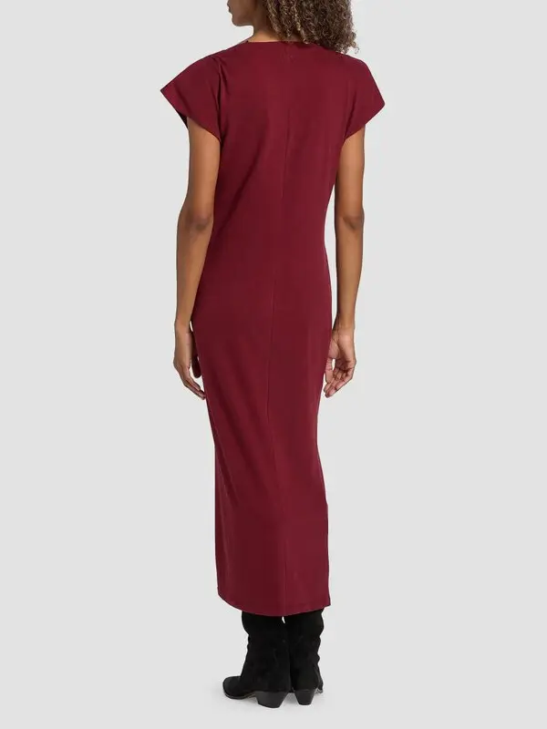 Isabel Marant Étoile Nadela Cotton Draped Midi-dress