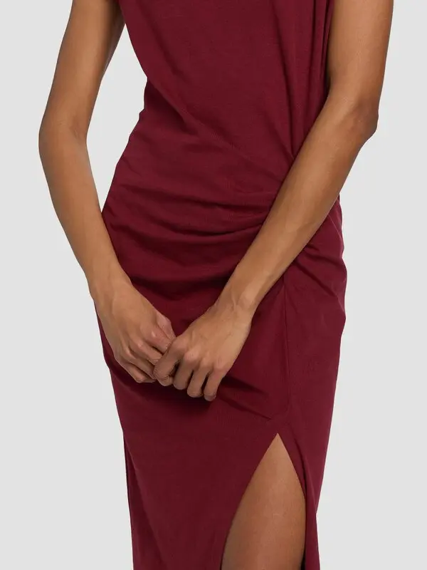 Isabel Marant Étoile Nadela Cotton Draped Midi-dress