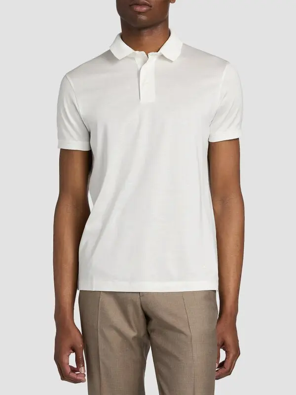 Giorgio Armani Rp Polo Shirt - White