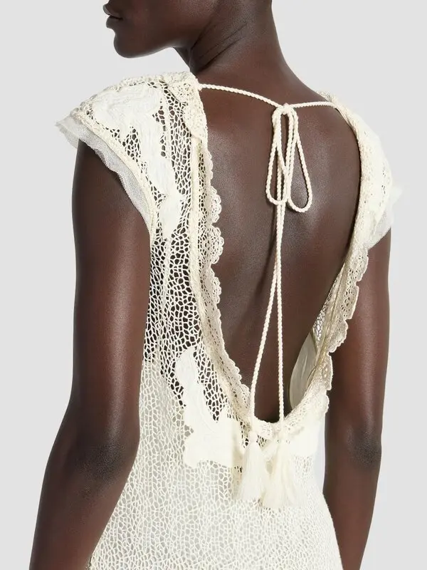 Isabel Marant Étoile Delvine Cotton Lace Slipdress