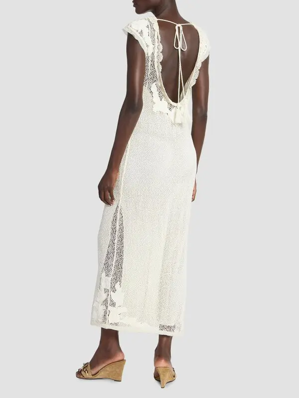 Isabel Marant Étoile Delvine Cotton Lace Slipdress
