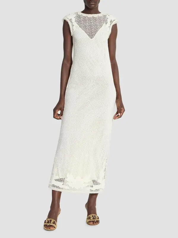 Isabel Marant Étoile Delvine Cotton Lace Slipdress