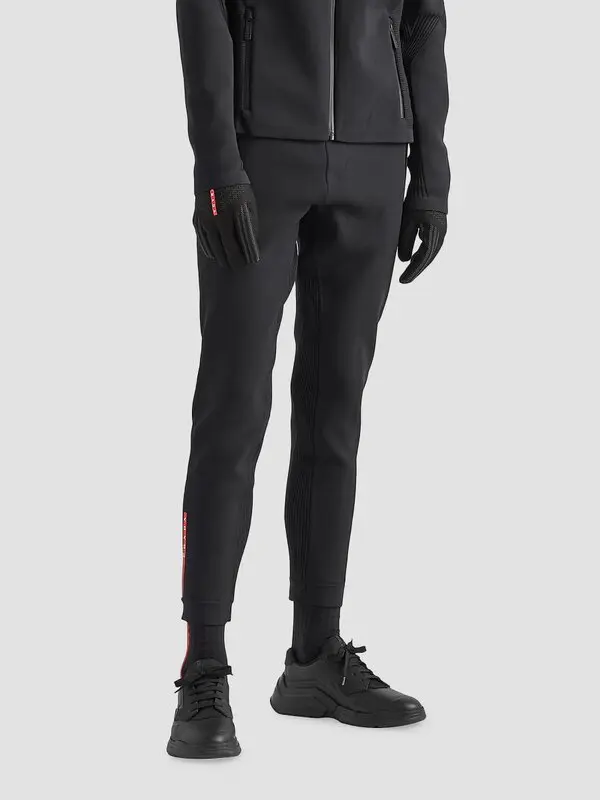 Prada Techno Piqué Pants