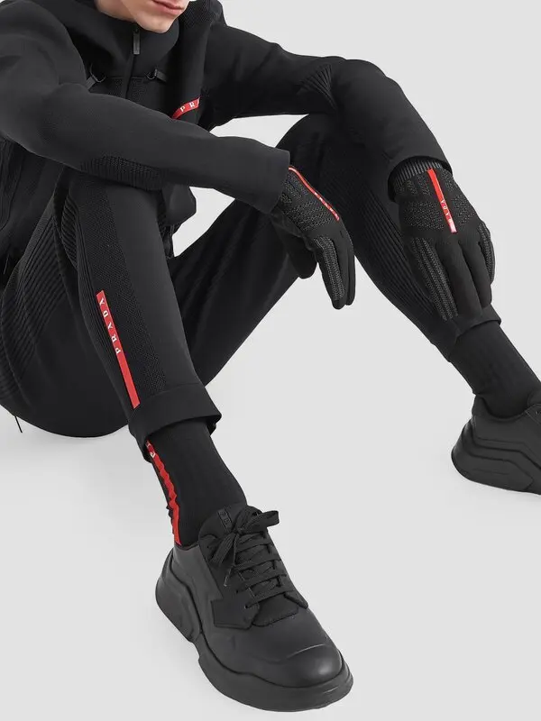 Prada Techno Piqué Pants