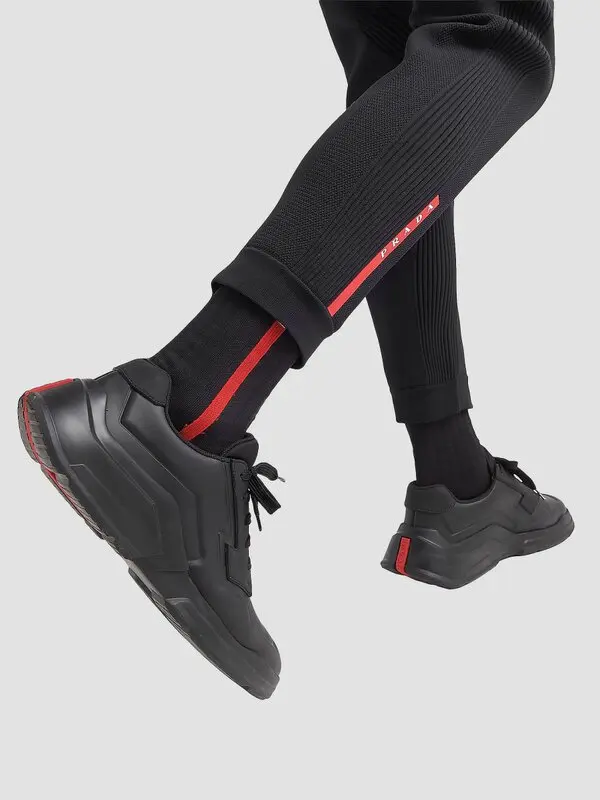 Prada Techno Piqué Pants