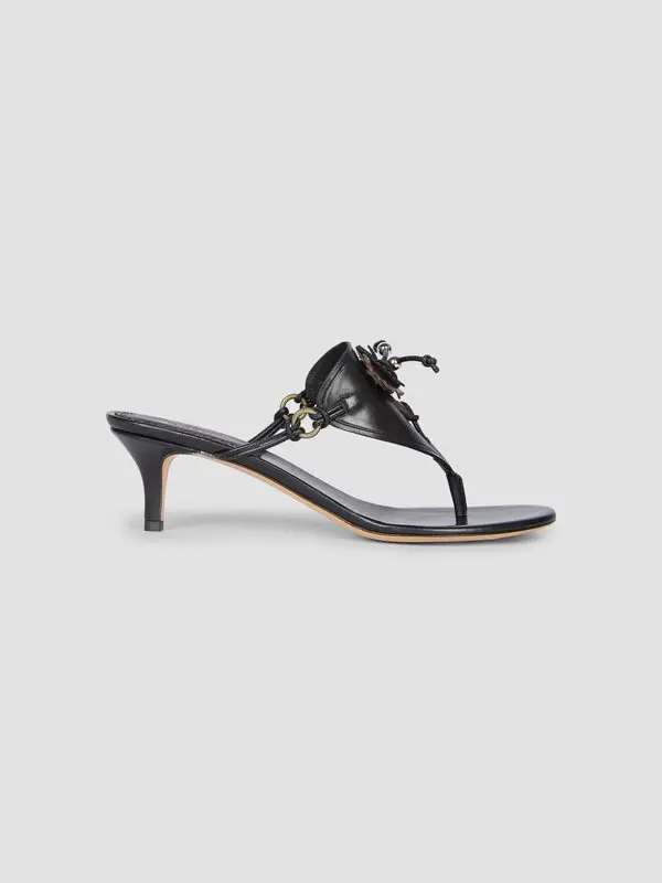 Isabel Marant Étoile Ekyne 50mm Leather Kitten-heel Mules