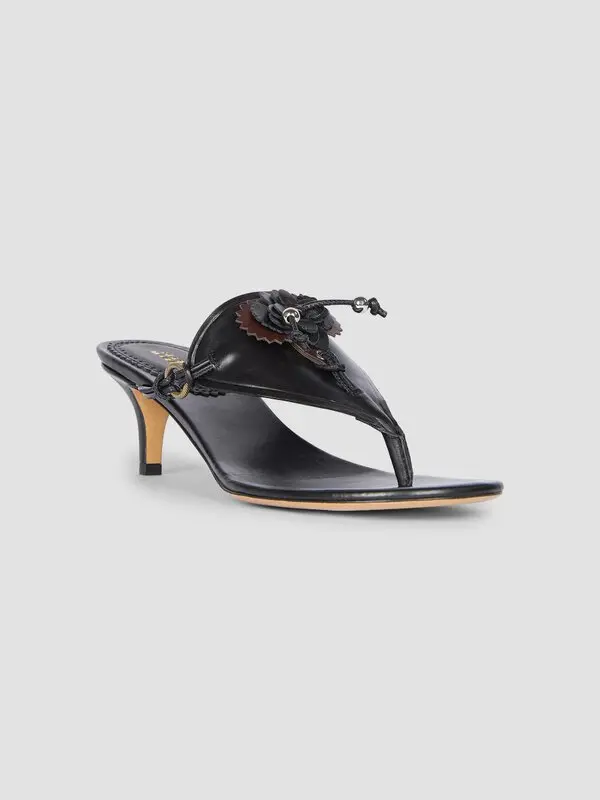 Isabel Marant Étoile Ekyne 50mm Leather Kitten-heel Mules