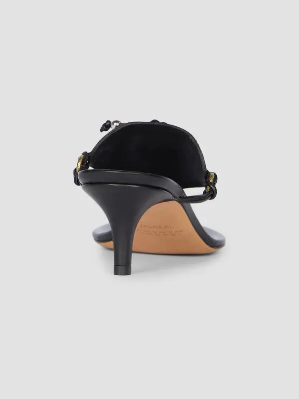 Isabel Marant Étoile Ekyne 50mm Leather Kitten-heel Mules