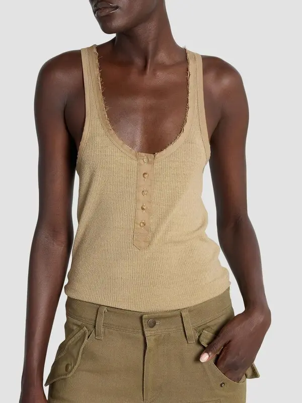Isabel Marant Étoile Helma Frayed-trim Silk Top