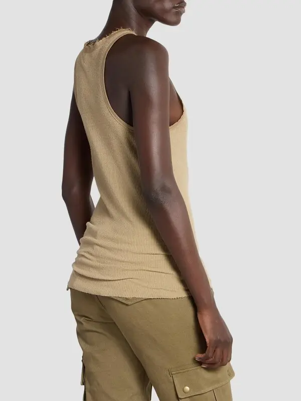 Isabel Marant Étoile Helma Frayed-trim Silk Top