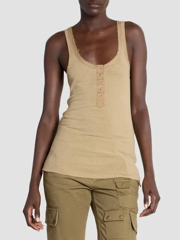 Isabel Marant Étoile Helma Frayed-trim Silk Top