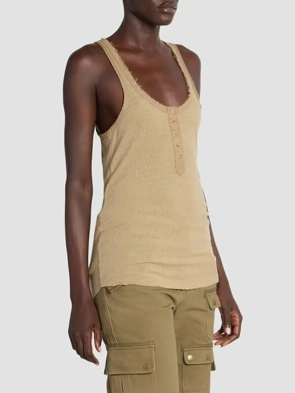 Isabel Marant Étoile Helma Frayed-trim Silk Top
