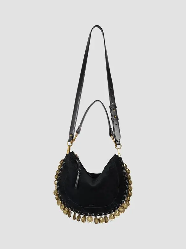 Isabel Marant Étoile Oskan Soft Suede Zip Shoulder Bag