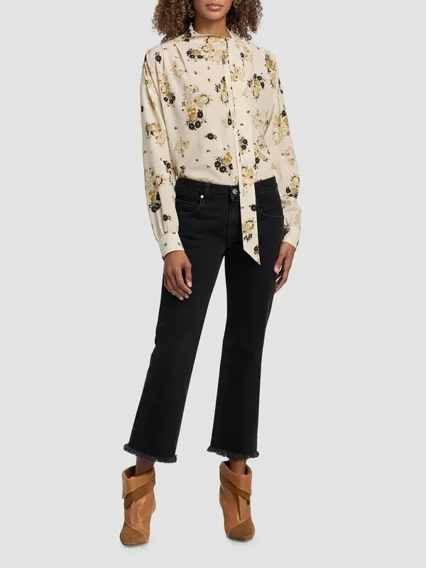 Isabel Marant Étoile Fedry Floral Silk Shirt