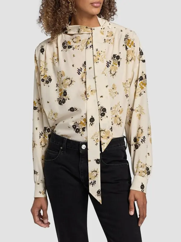 Isabel Marant Étoile Fedry Floral Silk Shirt