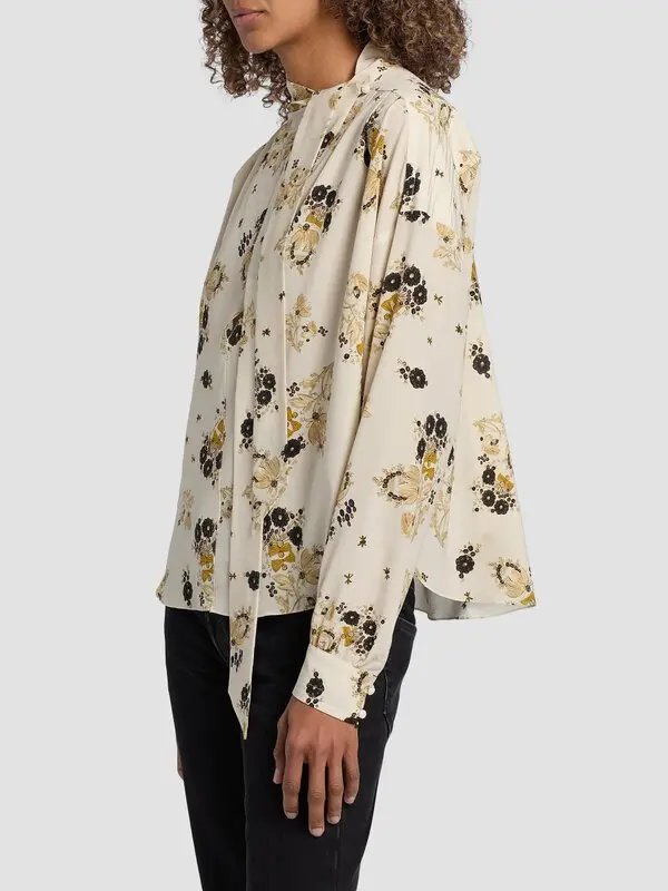 Isabel Marant Étoile Fedry Floral Silk Shirt