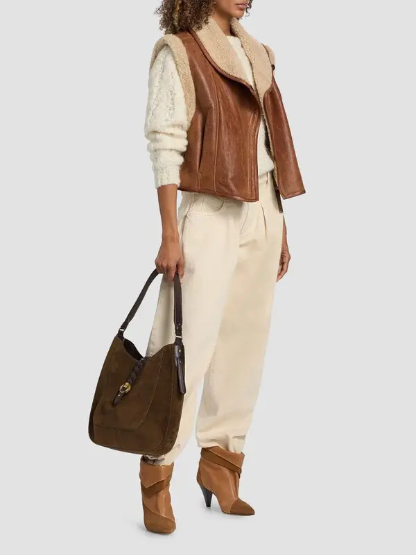 Isabel Marant Étoile Altay Hobo Suede Hobo Bag